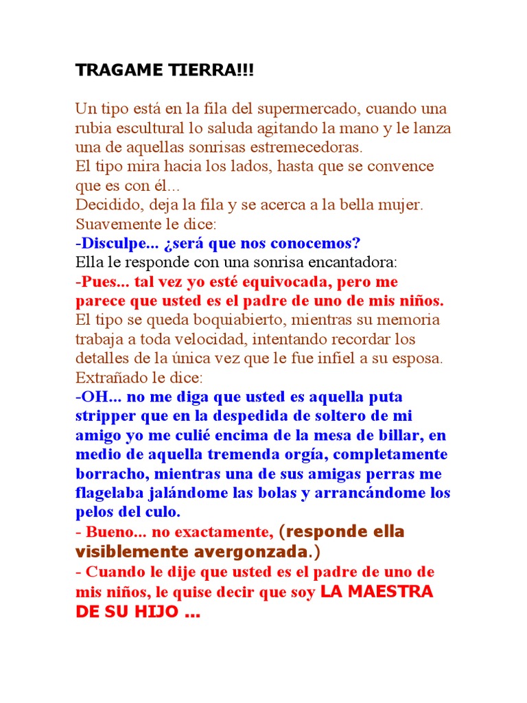 Tierra Tragame | PDF