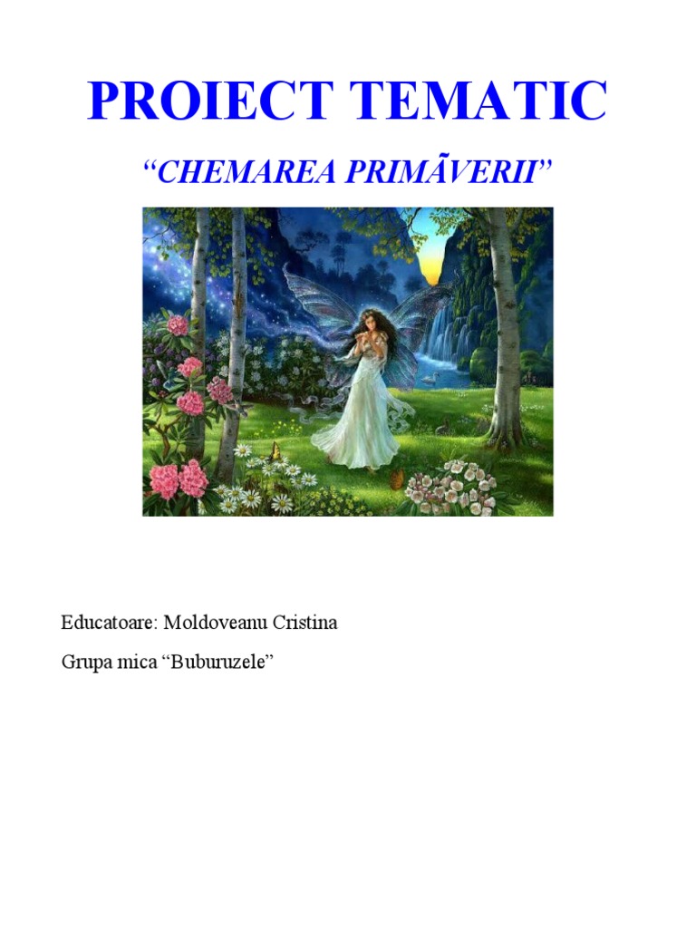 Primavara Proiect Tematic | PDF