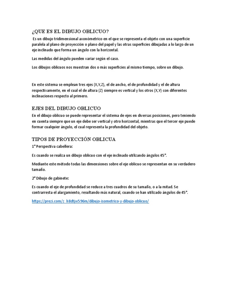 Que Es El Dibujo Oblicuo | PDF | Métodos y materiales de enseñanza | Arte