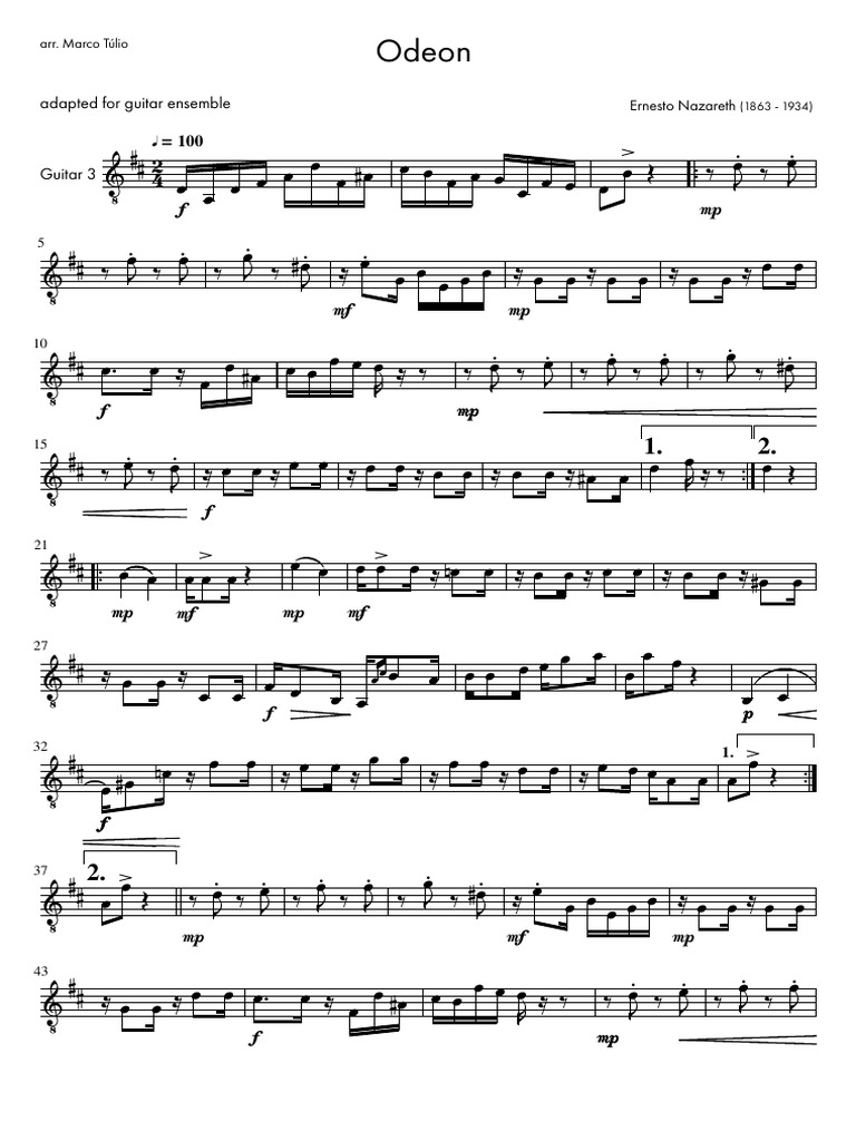 Odeon-Guitar 3 PDF | PDF