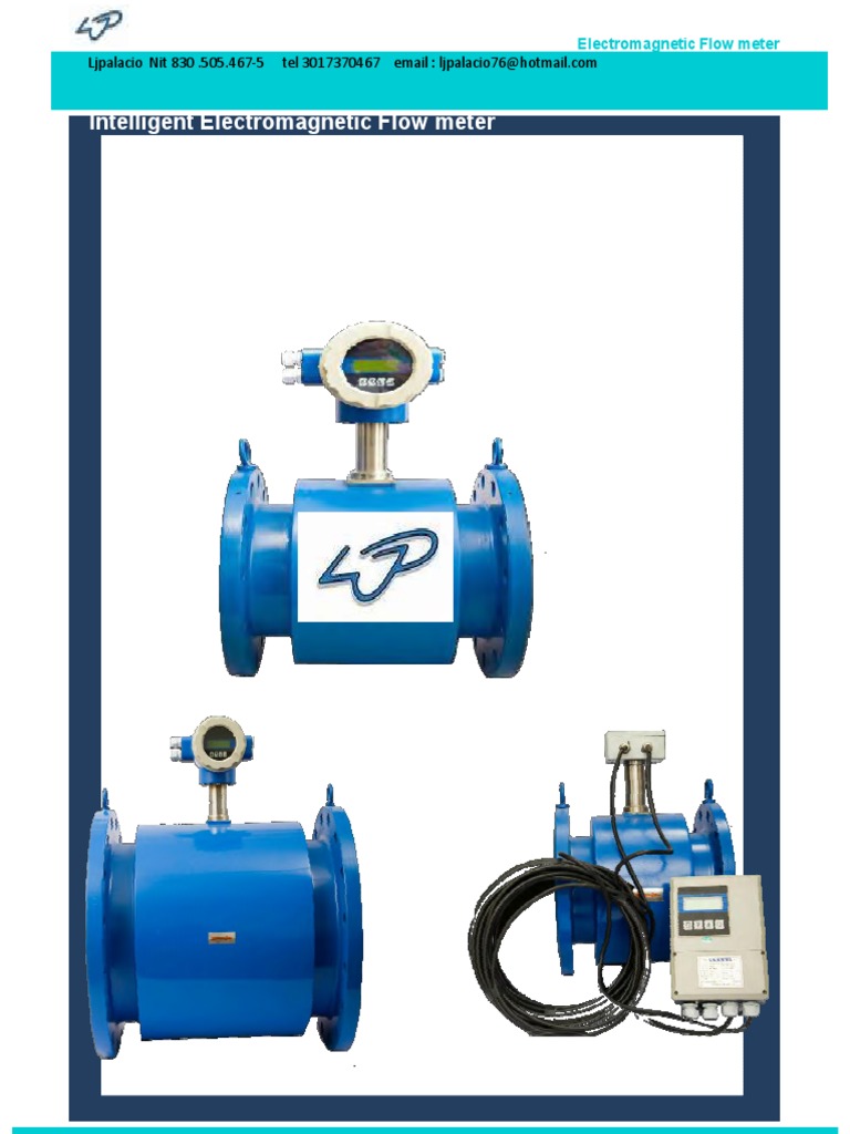 Electromagnetic Flow Meter Catalogue LJP (4310) PDF | PDF | Flow ...