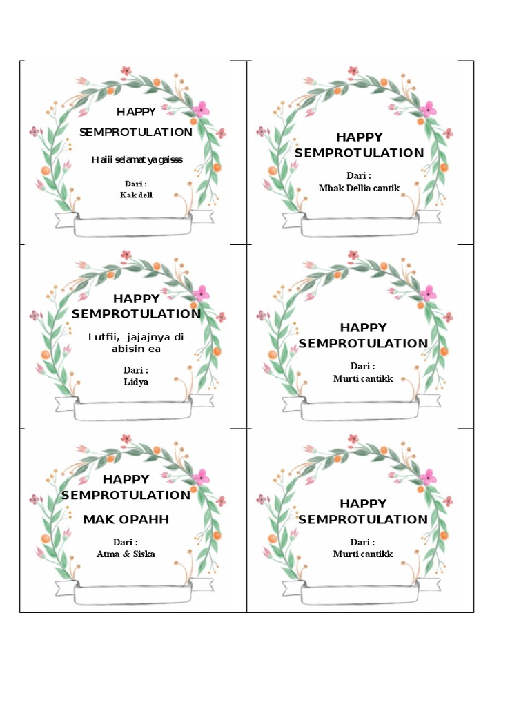 Happy Semprotulation Artinya - Kaisar Soal