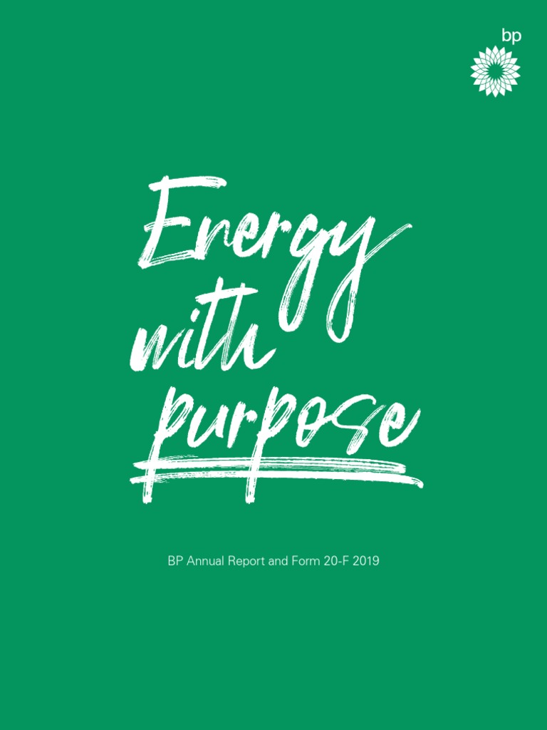 BP Annual Report and Form 20-F 2019 PDF | PDF | Low Carbon Economy ...
