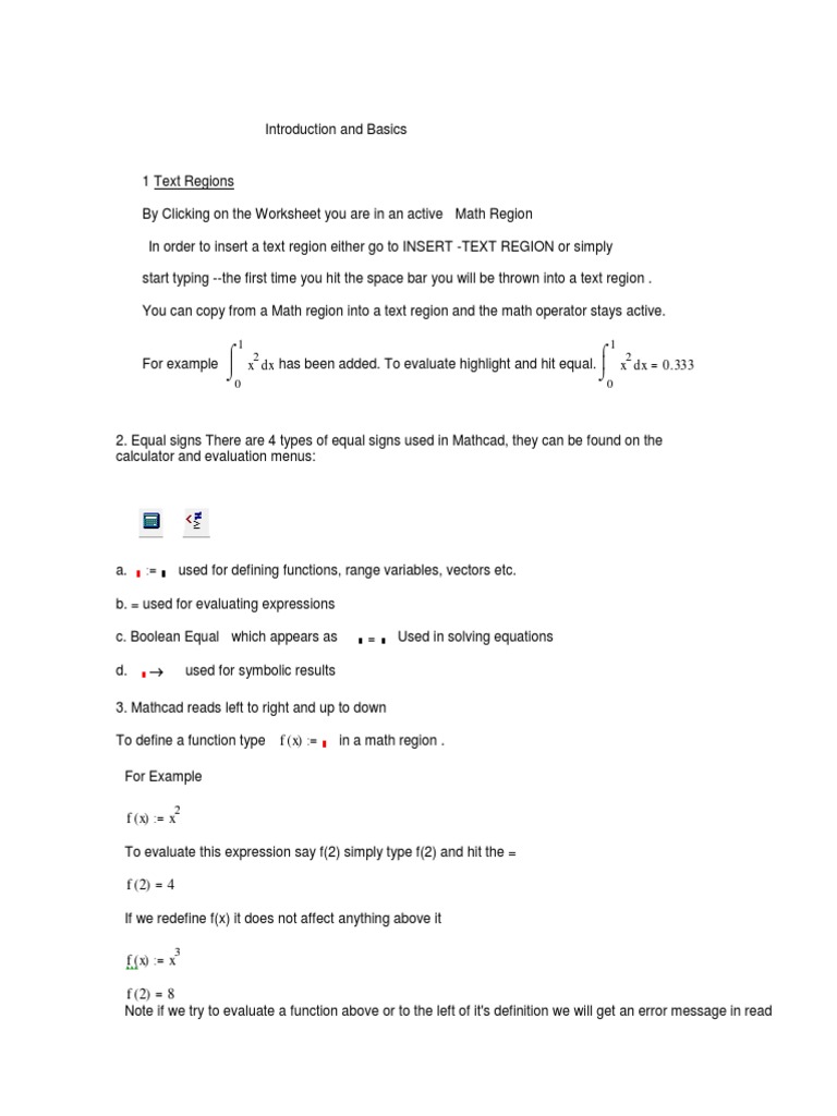 Using Mathcad To Plot Graph1 PDF | PDF | Derivative | Function (Mathematics)