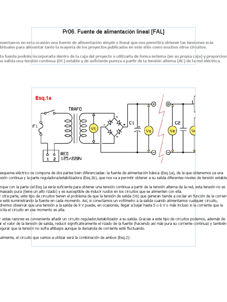 Crear Fuentes Conmutada | Descargar gratis PDF | Transformador | Fuente ...