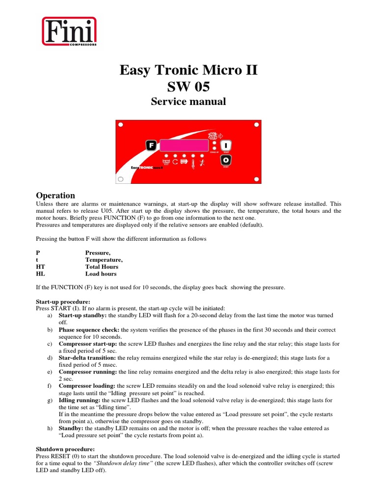 Easytronic Micro II 28 05 2010 08 35 20 Revision 05 Controller 1 PDF ...