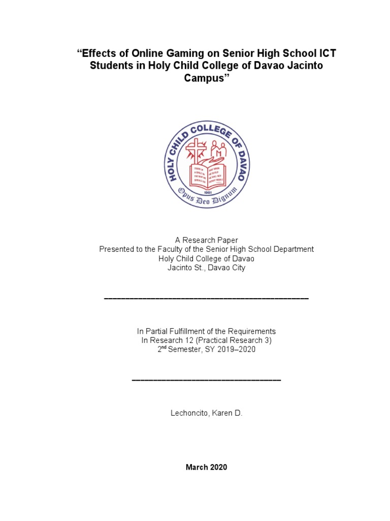 Title Page Final | PDF | Stress Management | English Language