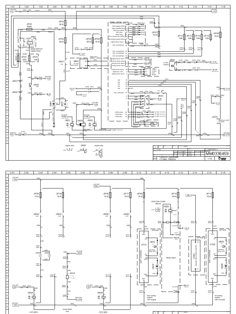 Circuit Diagram - Metso Lokotrack lt106 | PDF | Telecommunications ...