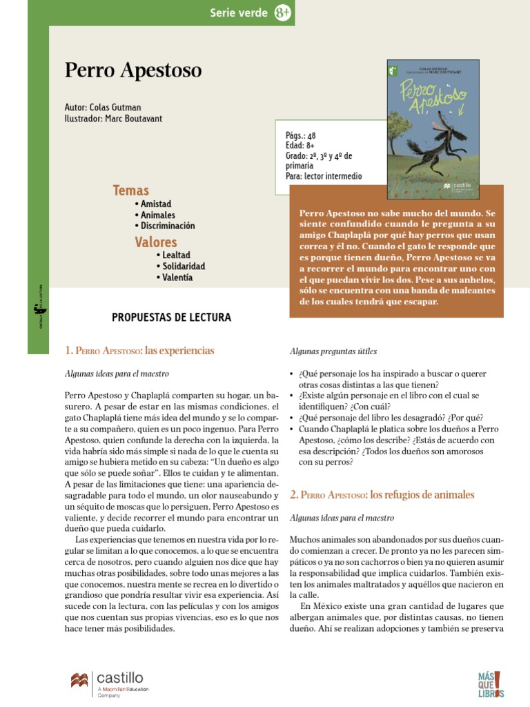 Perro Apestoso: Aventuras y Valores | PDF | Perros | Mascota