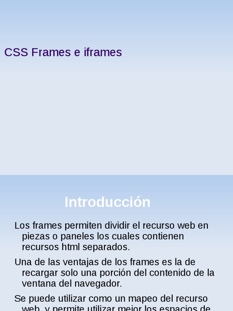 Frame Iframe | PDF | HTML | Red mundial