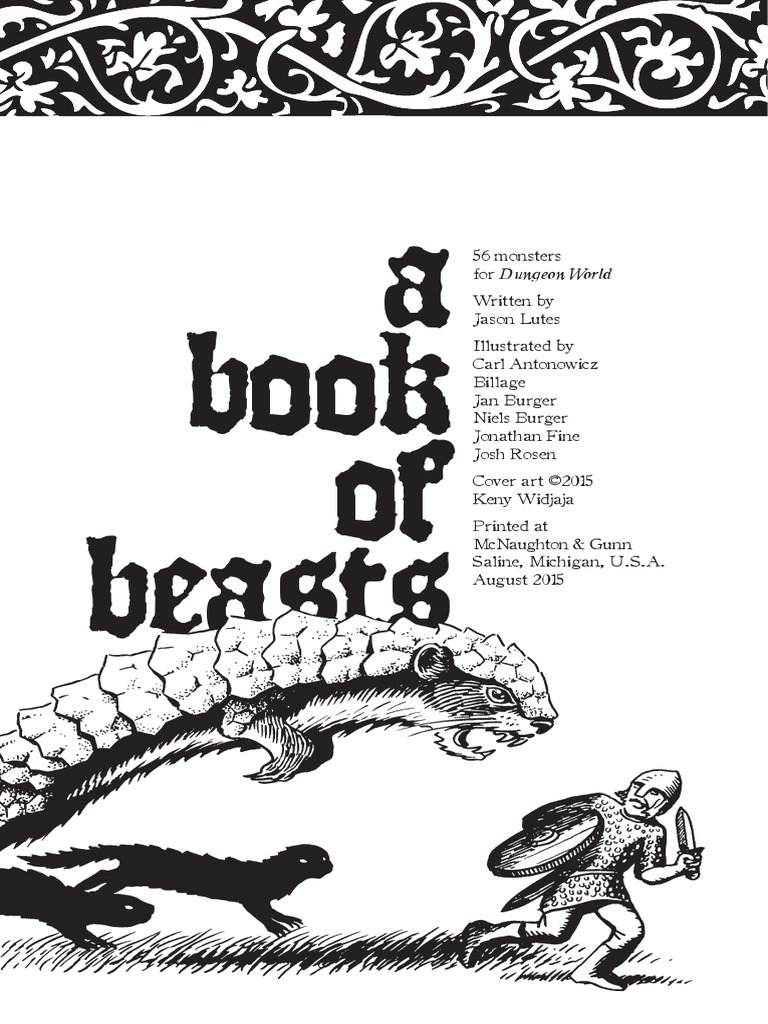 A Book of Beasts PDF | PDF | Elf (Dungeons & Dragons) | Nature