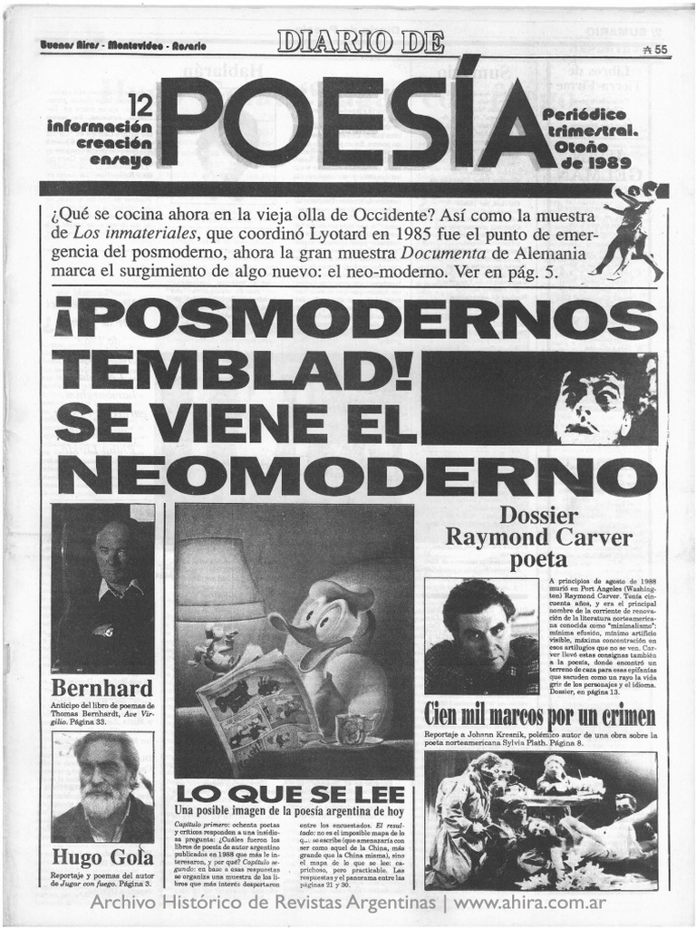 Diario de Poesía n12 1 PDF | PDF