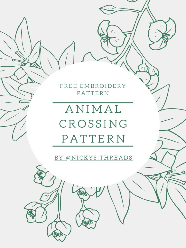 Animal Crossing Leaf Pattern | PDF | Home & Garden