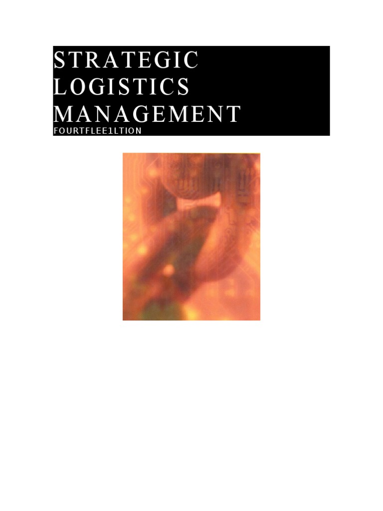 STRATEGIC LOGISTICS MANAGEMENT Español | PDF | Logística | Marketing