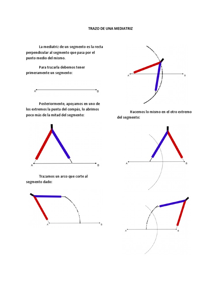 Trazo de Una Mediatriz