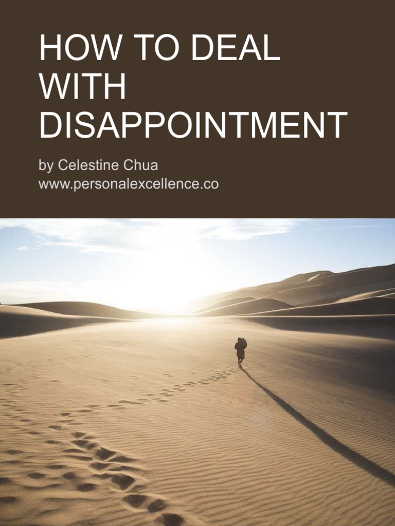 How To Deal With Disappointment Personal Excellence Ebook PDF | PDF ...