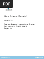 Pearson Edexcel Iprimary Achievement Test 2021 Mark Scheme | PDF | Flowers