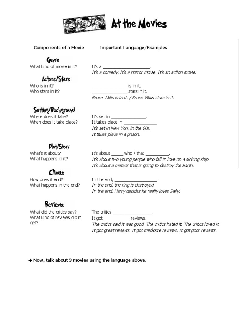 Key Elements of Movie Analysis | PDF | Language Arts & Discipline