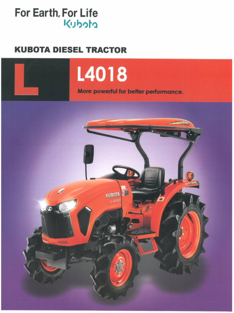 Kubota L4018 | PDF