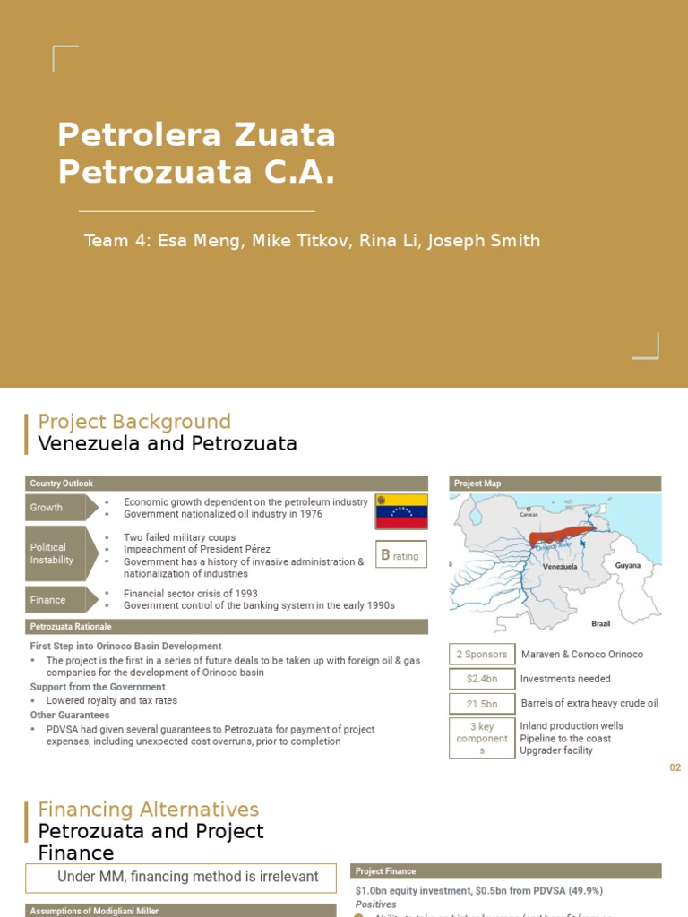 Petrozuata | PDF | Debt | Bonds (Finance)