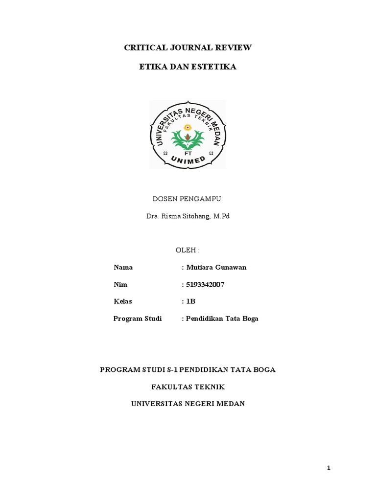 Critical Journal Review PPD | PDF