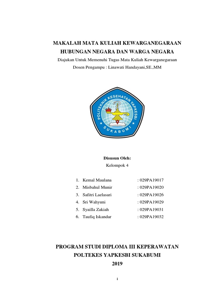 Makalah Mata Kuliah Kewarganegaraan | PDF