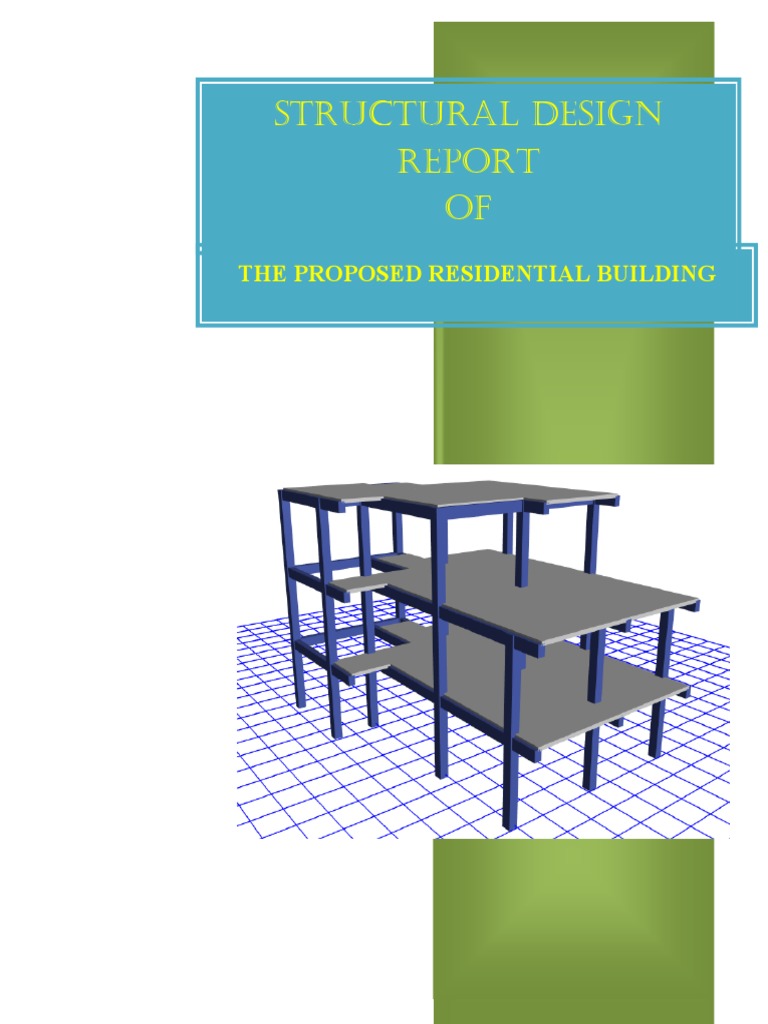 Structural Design Report of Proposed Residential Building | PDF ...