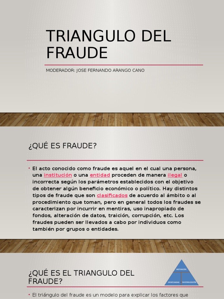 Triangulo Del Fraude | PDF | Corrupción política | Motivación