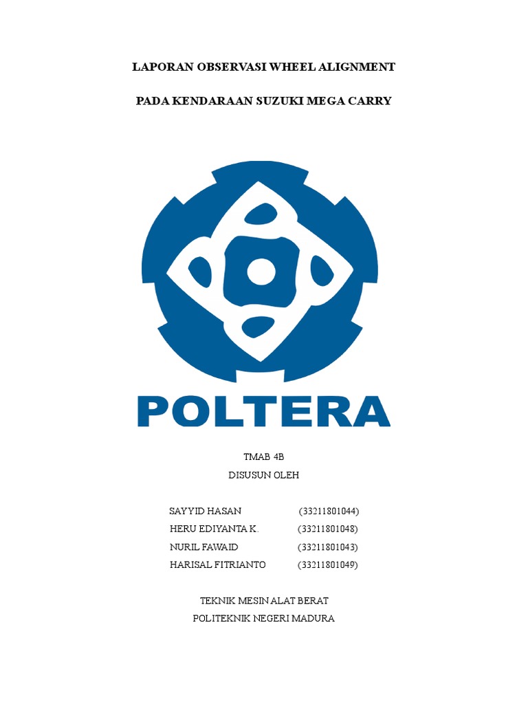 Wheel Alignment Suzuki Mega Carry | PDF