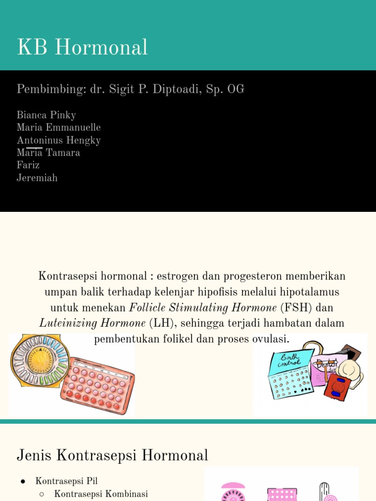 Jenis dan Manfaat KB Hormonal | PDF | Pengembangan Diri | Kesehatan ...