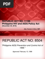 Philippine HIV and AIDS Policy Act (RA 11166) | PDF | Hiv/Aids ...