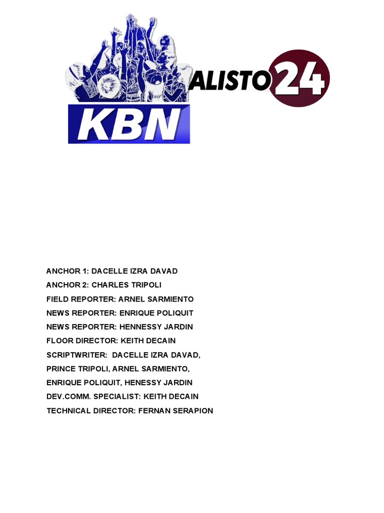 Final Script For NSPC | PDF | Television News | Broadcast Journalism