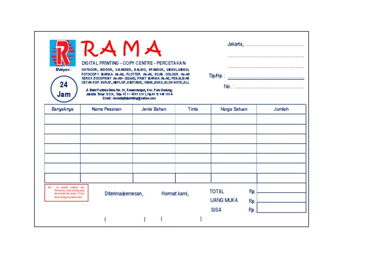Kwitansi Rama PDF | PDF
