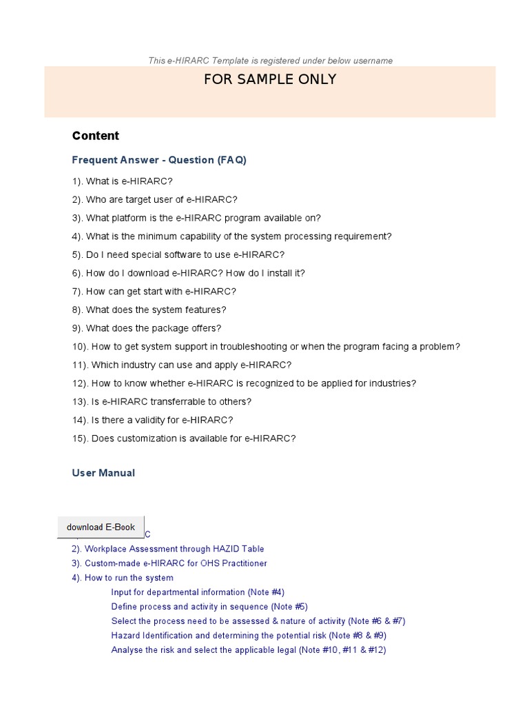 HIRARC Complete | PDF | Hazards | Risk Assessment