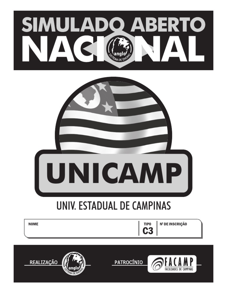 Simulado Aberto Nacional - UNICAMP | PDF | Triângulo | Ondas