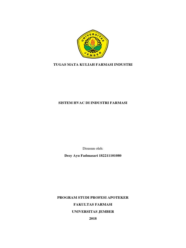 LAYOUT RUANG PRODUKSI FARMASI | PDF