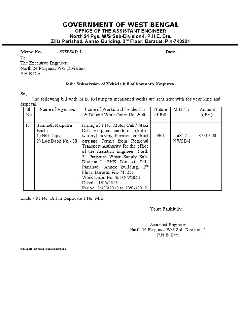 Car Bill Forwarding - April | PDF | Wheeled Vehicles | Manufactured Goods