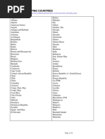 IDB Member Countries List | PDF