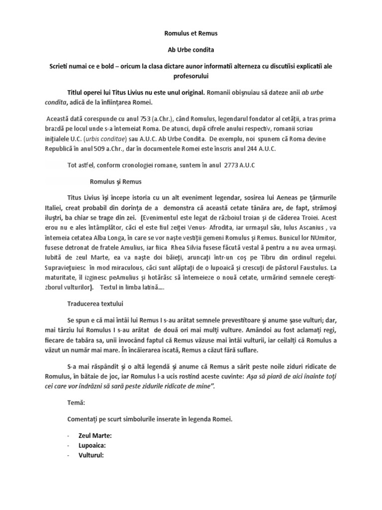 Ab Urbe Condita Titus Livius | PDF