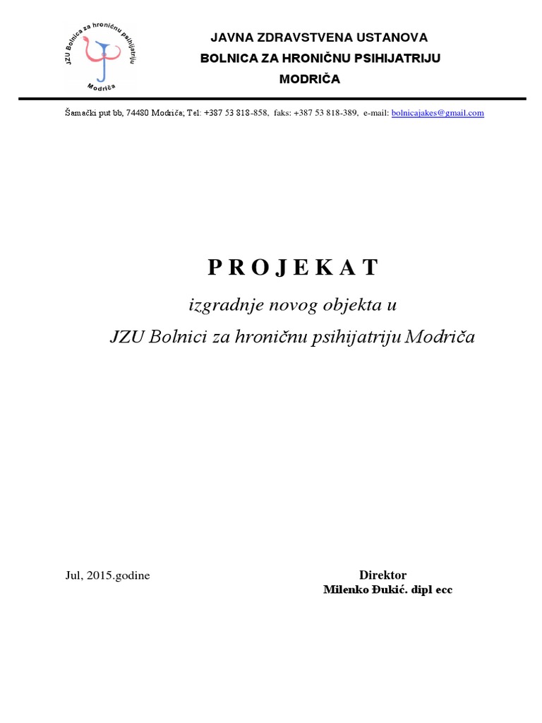 Projekat Izgradnje Novog Objekta | PDF