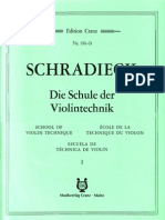 Schradieck School of Violin Technics - Book 1 | PDF | Art
