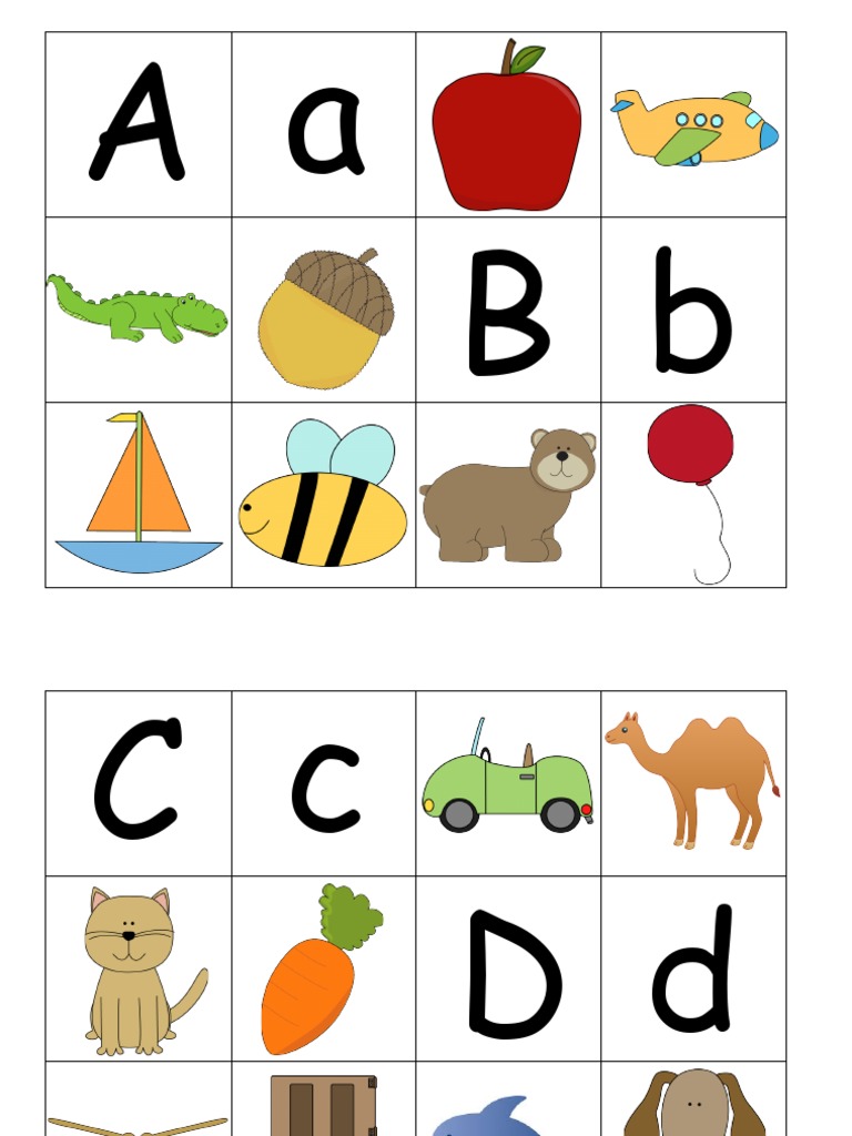 Free - Alphabet Sorting Game PDF | PDF