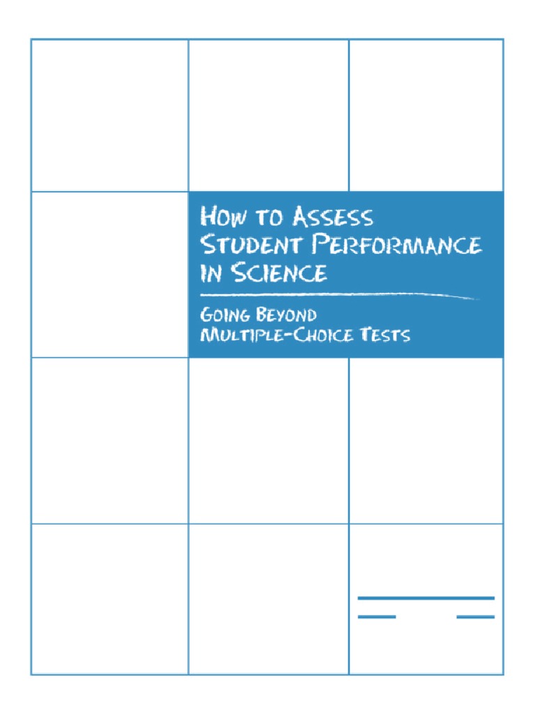 Assess in Science - Vol1 PDF | PDF | Educational Assessment | Test ...