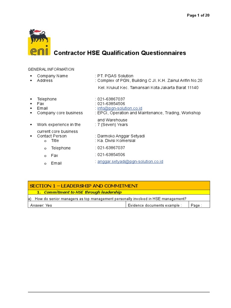 HSE Qualification Overview for New Employees | PDF | Personal ...