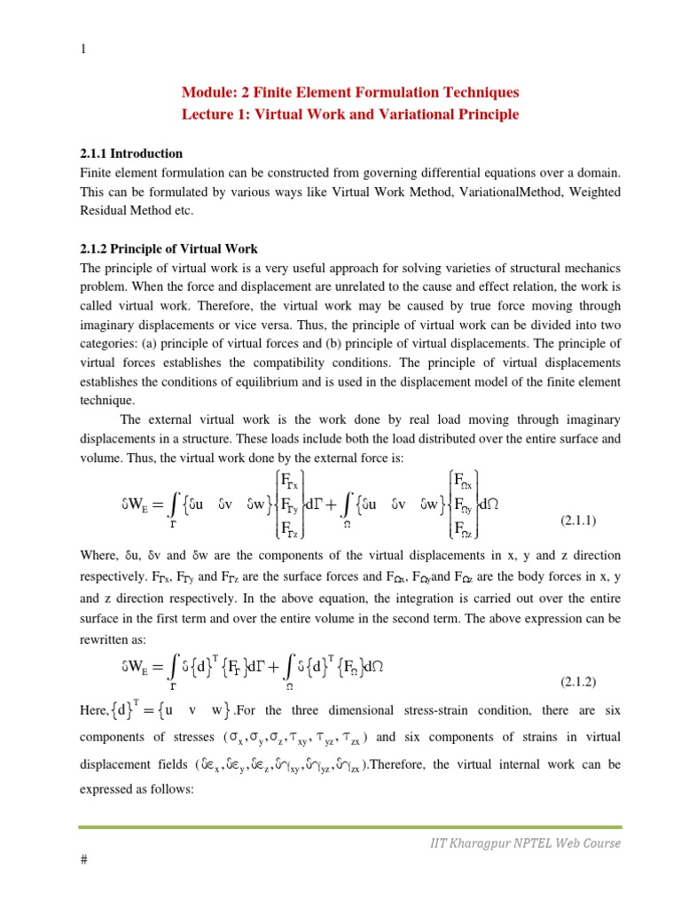 M2l5 Pdf Pdf Calculus Of Variations Finite Element Method
