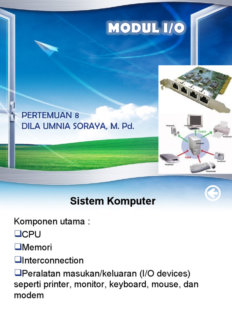 Pertemuan 8 - Modul IO | PDF