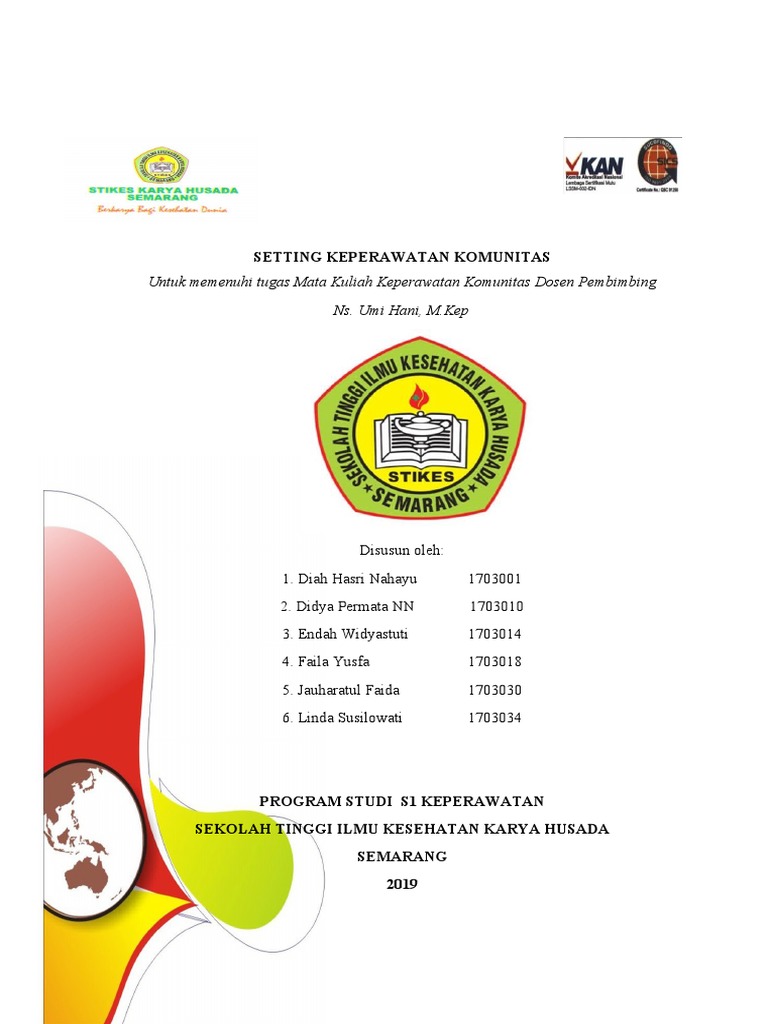 Komunitas Setting Keperawatan Kelompok 3 | PDF | Pengembangan Diri