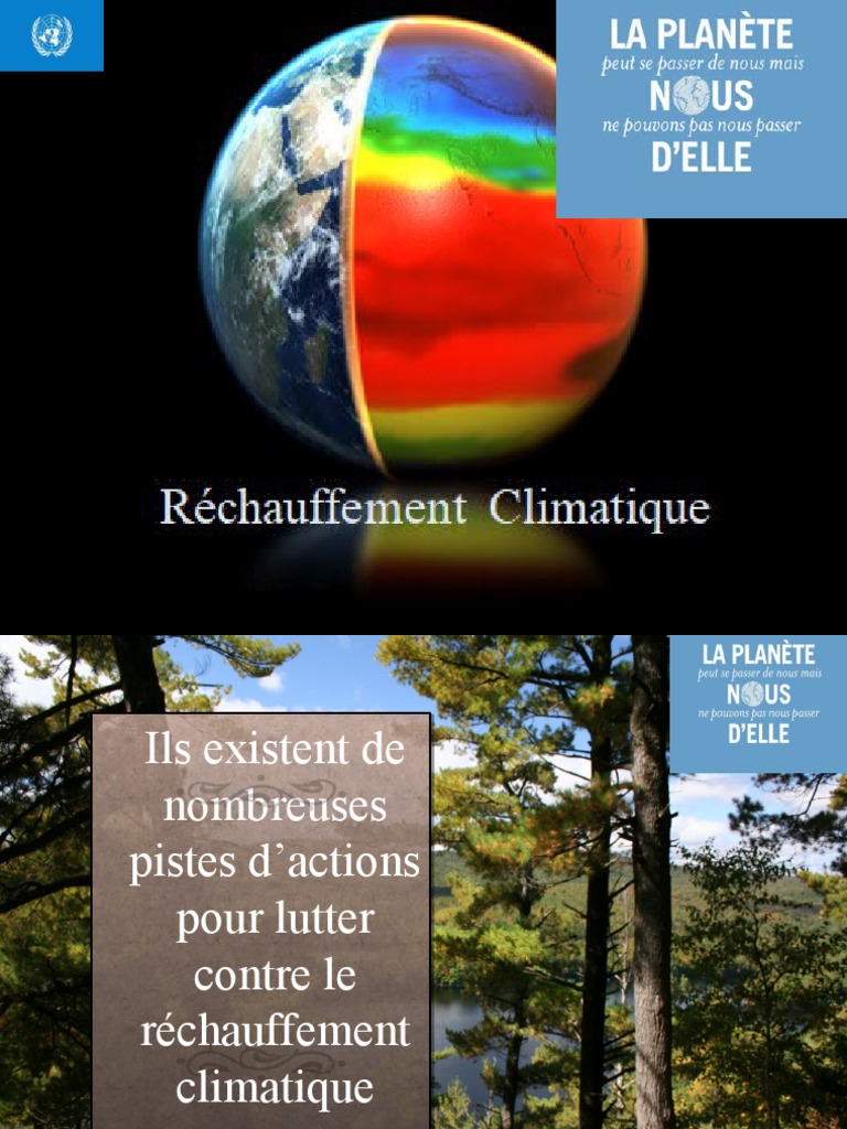 Exposé Sur Le Rechauffement Climatique | PDF