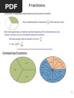 An Introduction To Fractions | PDF | Fraction (Mathematics) | Numbers