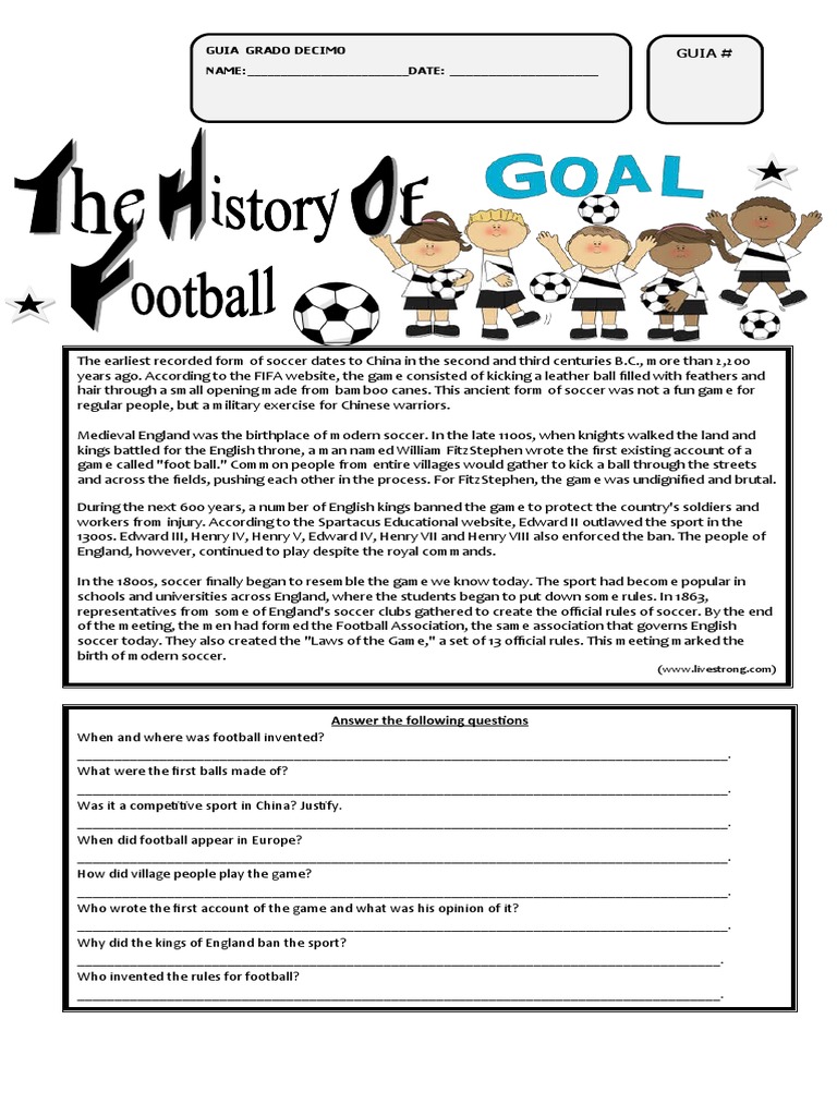 The History of Football | PDF | England | Association Football